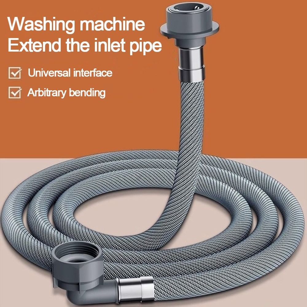 Washing Machine Hose Extension Pipe with 90 Degree Bend Replacement ...