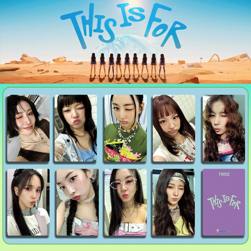 Kpop TWICE THIS IS FOR Album Card Postcard Special Edition Card ...