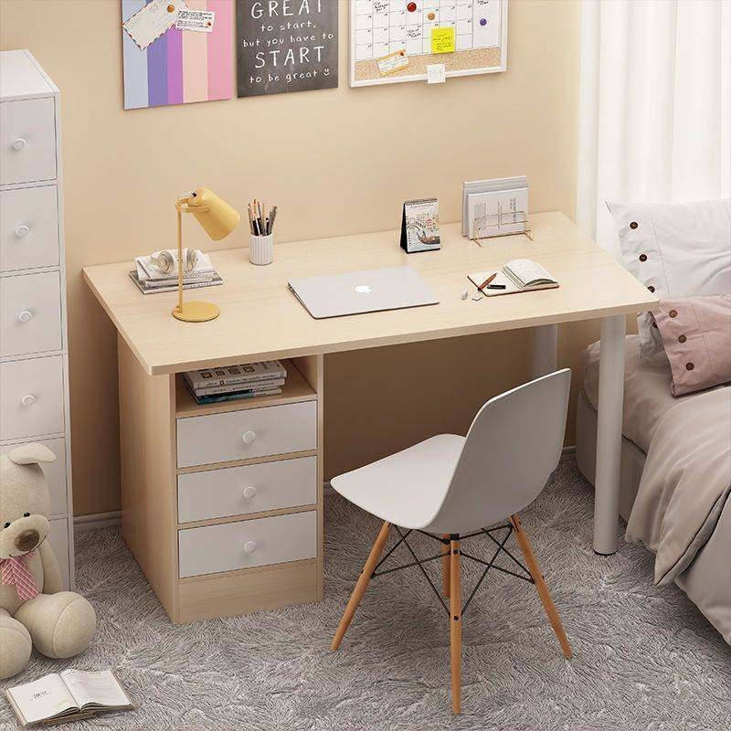 Computer Desk Desktop Home Office Desk Modern Simple Desk With Drawers ...