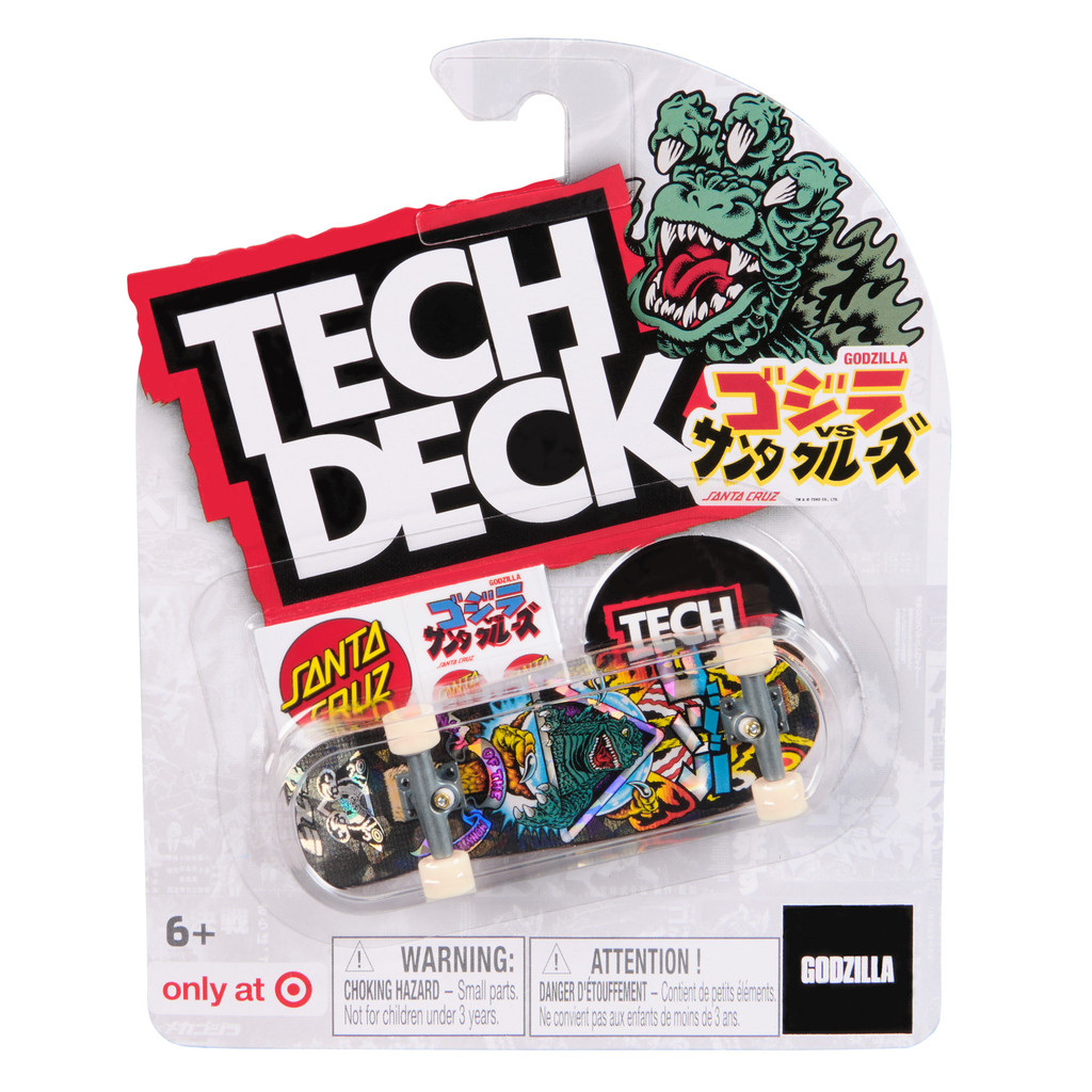 Tech Deck Single Pack Fingerboard - Santa Cruz Godzilla 1 | Shopee Malaysia