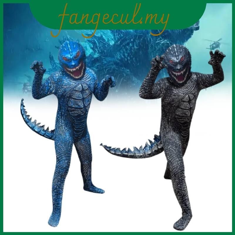 Costume Godzilla Cosplay Boys Jumpsuit Popular Figure Party Gifts ...