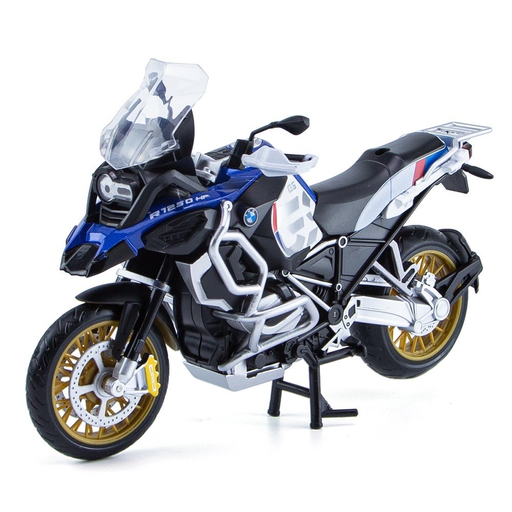 1:12 Scale BMW R1250 GS Alloy Motorcycle Model Light & Sound Effect ...