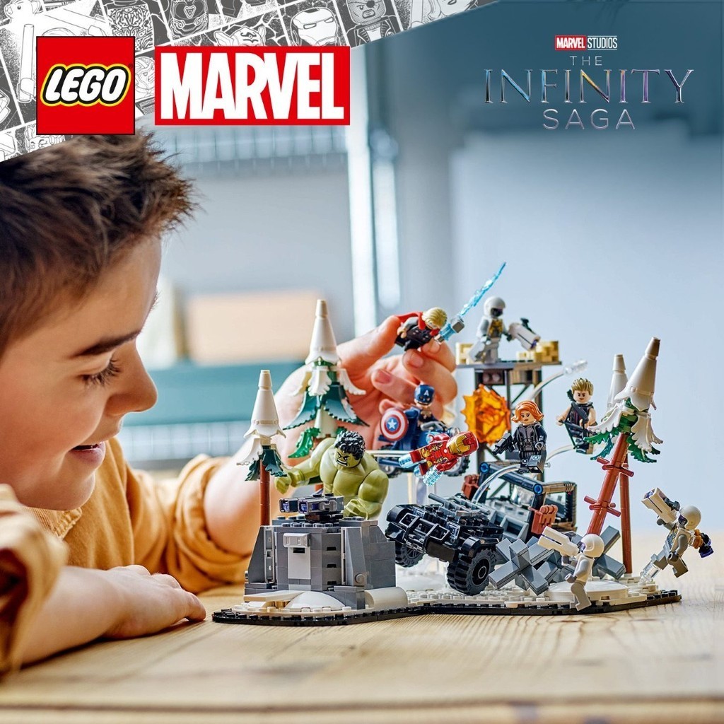 LEGO 76291 Marvel The Avengers Assemble: Age of Ultron Building Toy Set ...