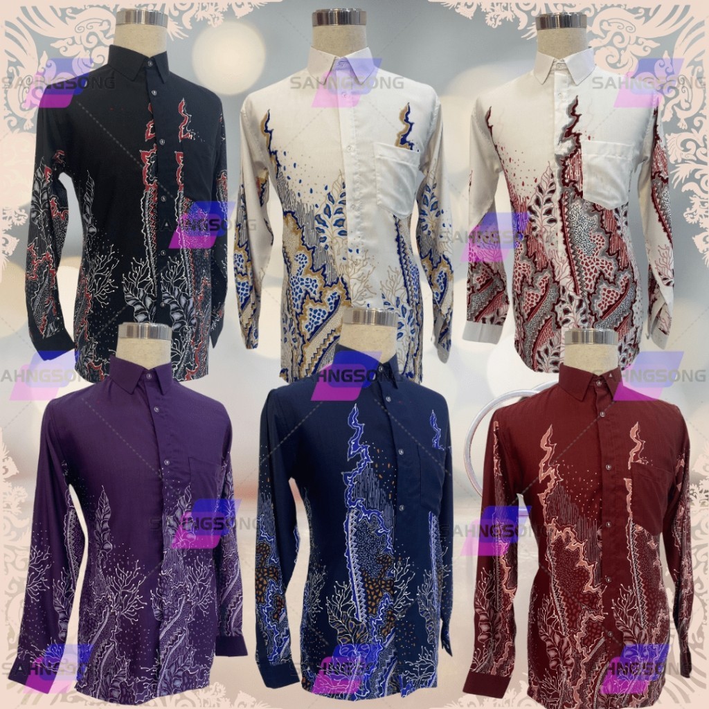 NEW DESIGN !!! KEMEJA CORAK BATIK AMEENAH | STOCK LIMIT | CORAK BATIK ...