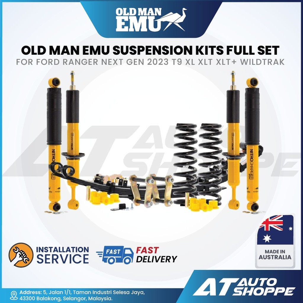 Old Man Emu Nitrocharger Sport Suspension Kits Full Set for Ford Ranger ...