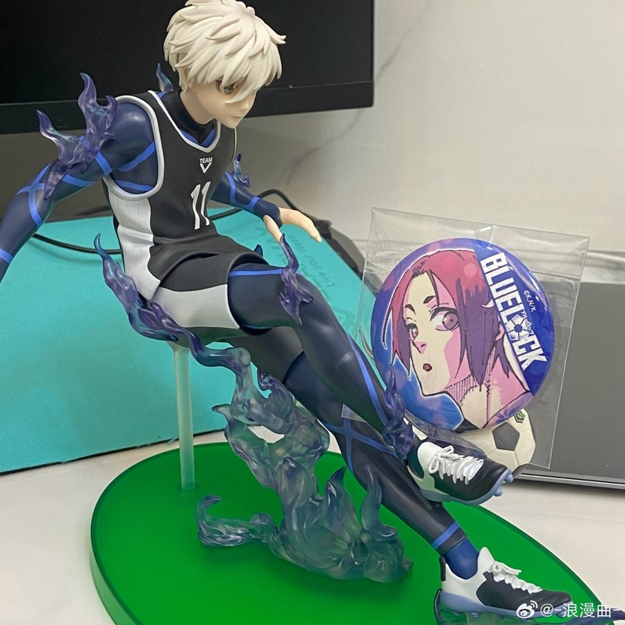 18cm Blue Lock Anime Figure Japanese Football Boy Seishiro Nagi Action ...