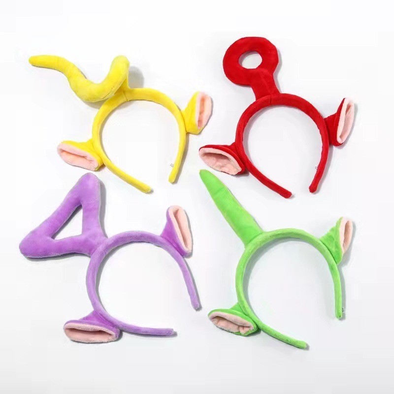 Cute Teletubbies Animated Theme Headband Cartoon Girl Wash one 's Face ...