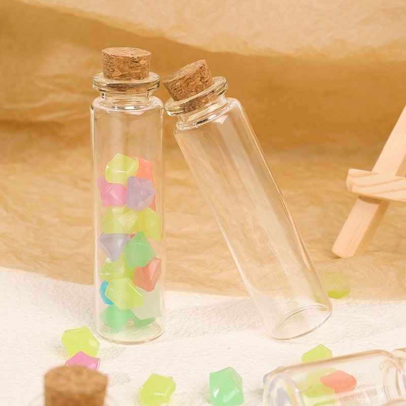 BC 5ML-30ML Viral Glass Jars Wishing Bottle Empty Agarwood Mini Test ...