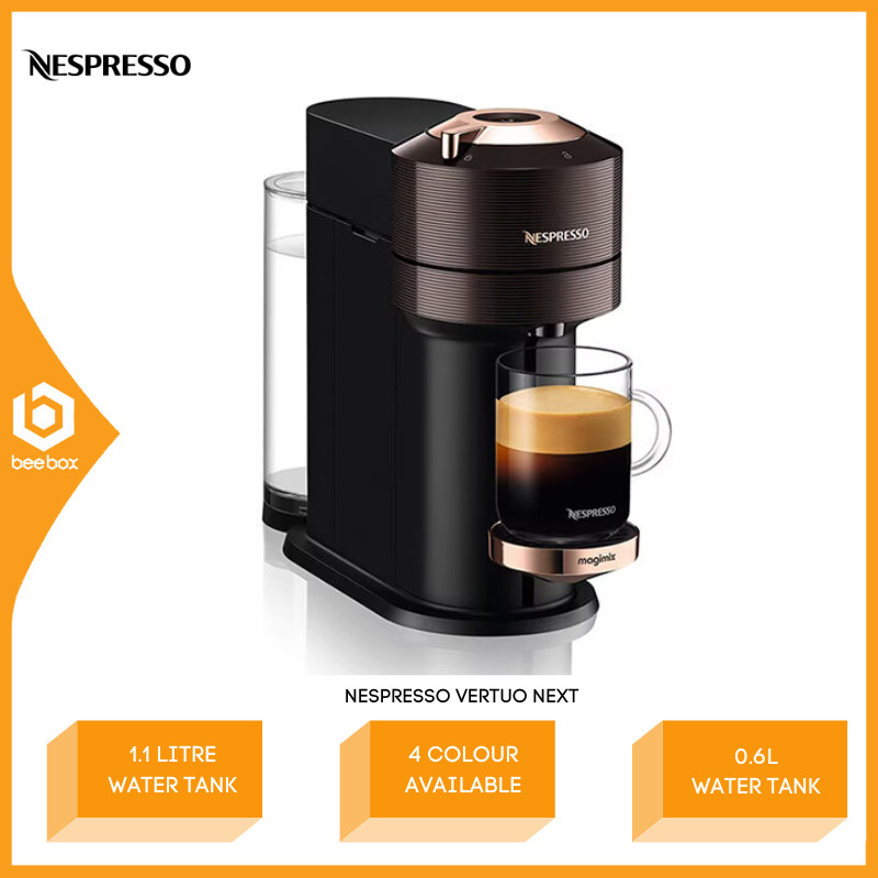 Nespresso Coffee and Espresso Machine [Vertuo Next] - GCV1-GB-RE-NE ...