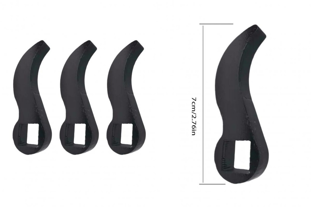 tuingzh Heavy-duty Crowbar Adjustable Angle Head Crowbar Adapter Wrench ...