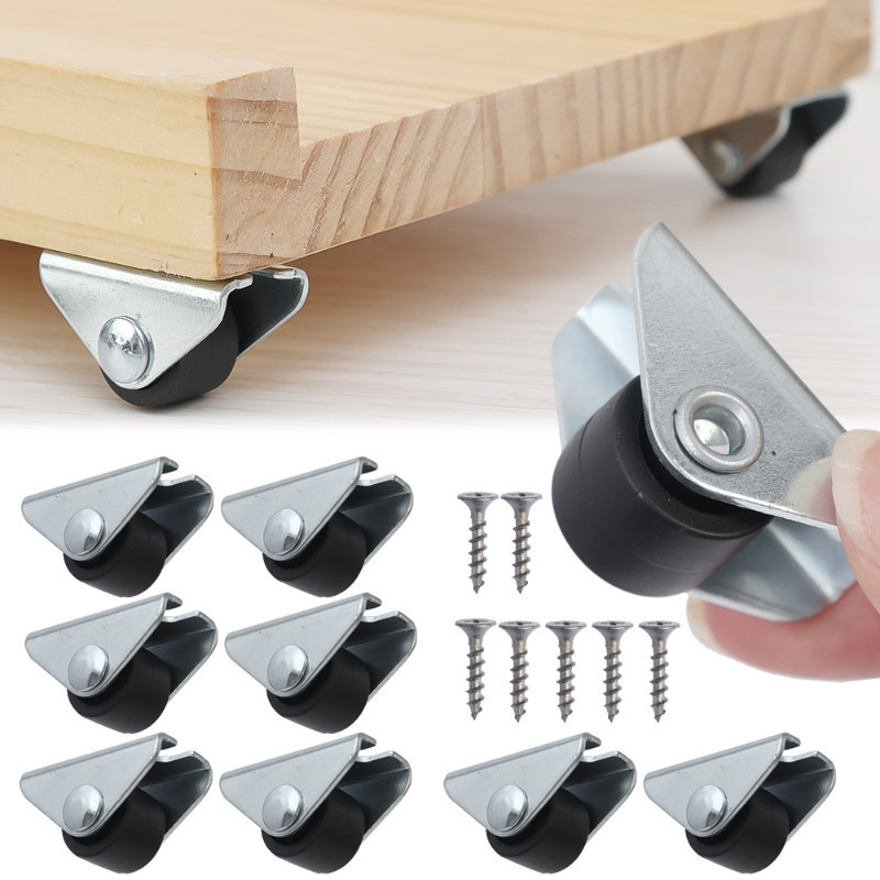 2Pcs Door Bottom Support Wheels - Universal Table Chair Sofa Fixed ...