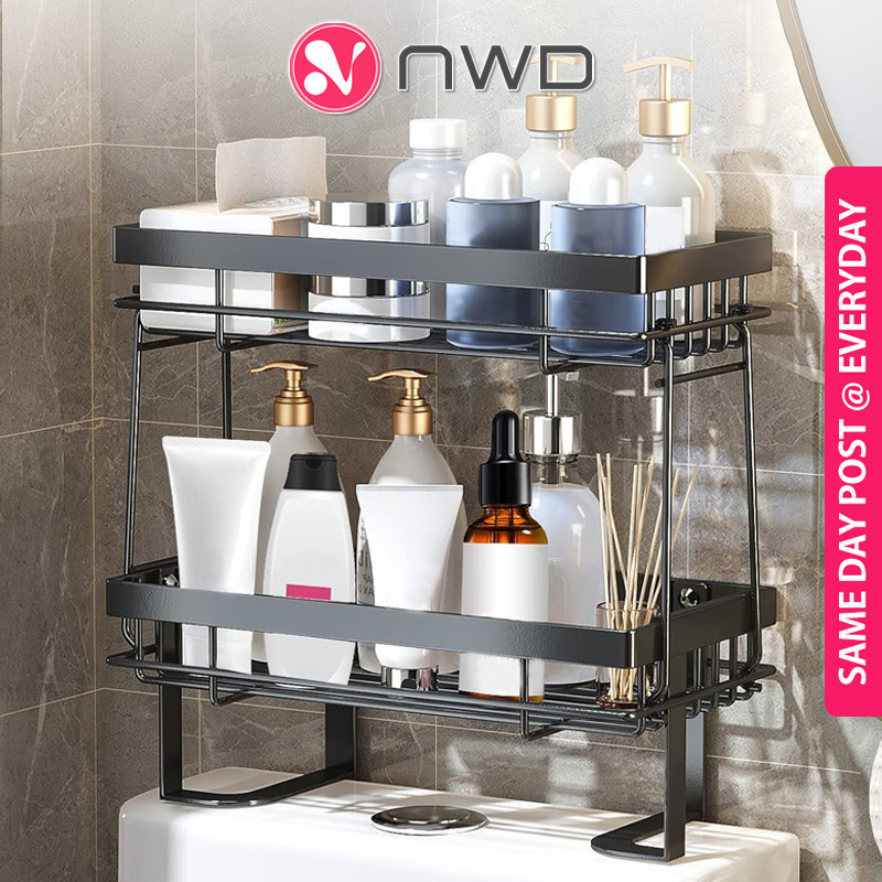 𝗔𝗡𝗧𝗜 𝗠𝗜𝗟𝗗𝗘𝗪 》Multi Tier Bathroom Storage Drainer Rack Toilet Paper ...