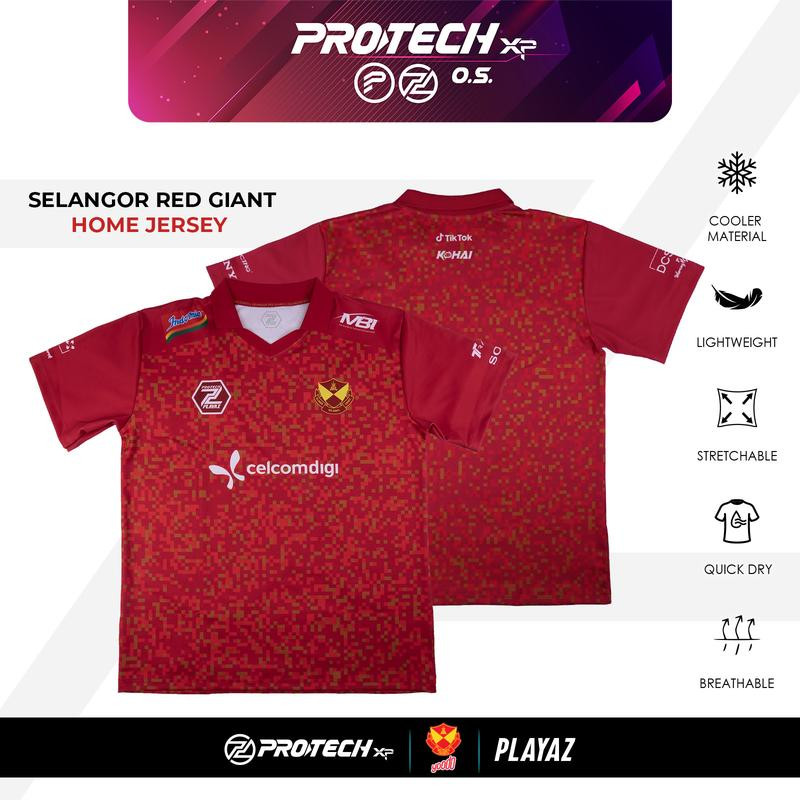 Protech Sport X Red Giant SRG HOME JERSEY | Shopee Malaysia