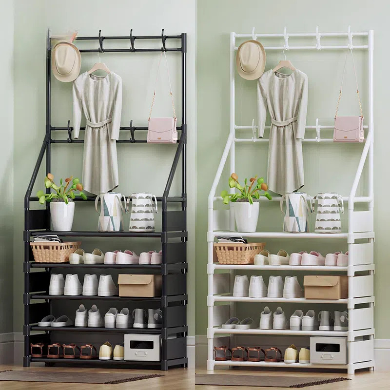 Floor-standing Shoe And Hat Rack, Modern Minimalist Living Room Set ...