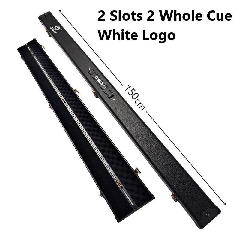 Public Omin 3/4 Structure Snooker Cue Box with Carry Handle Leather Cue ...