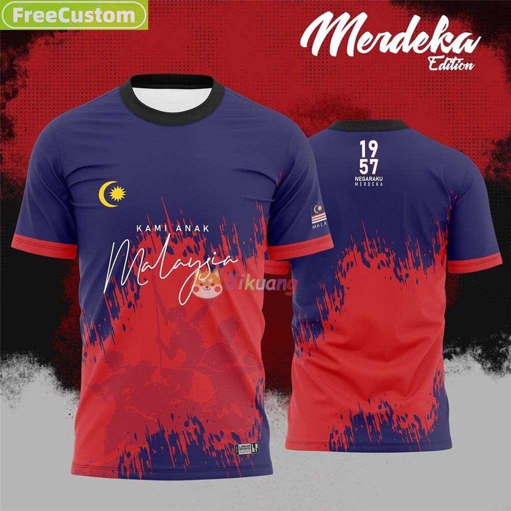 Muslim 1957 Merdeka Clothes 2025 68th Malaysia Tshirt Men Shirt Short ...