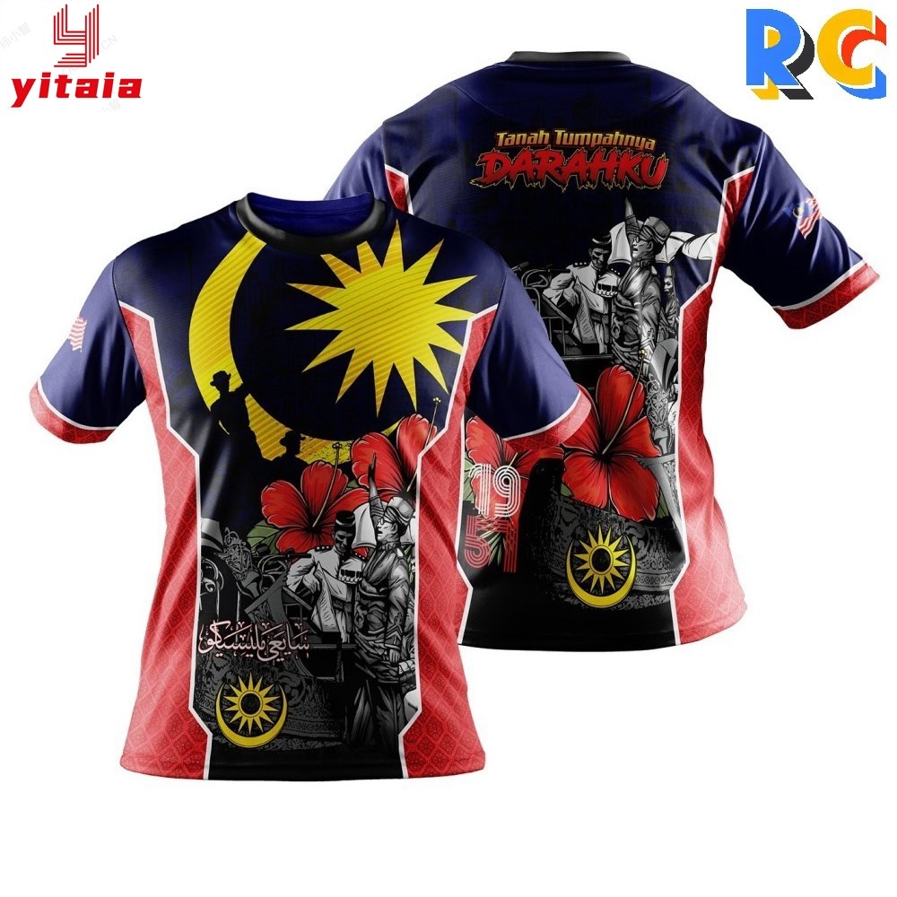 【READY STOCK】2025 Merdeka 68 Year Sublimation Tshirt Baju MERDEKA ...