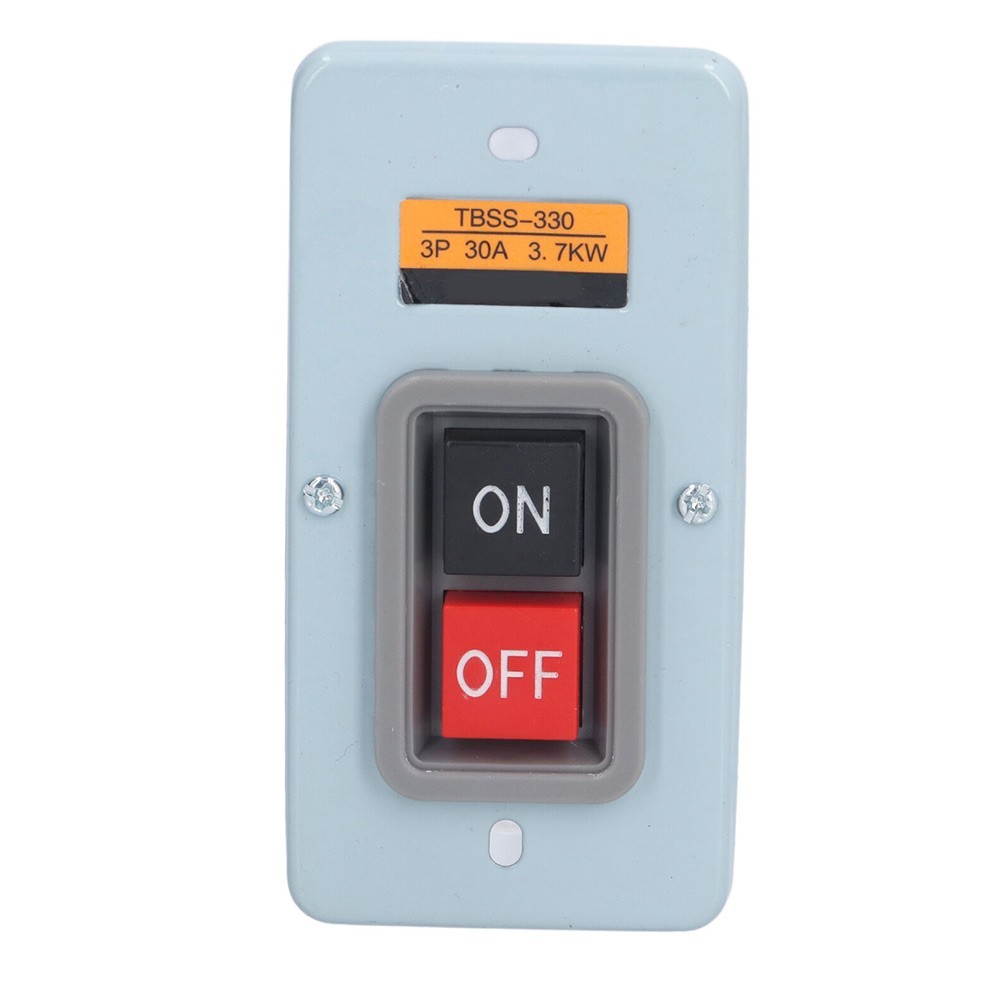 [Super] 3P 30A 3.7KW Motor Control Start Stop ON/OFF Push Button Switch ...