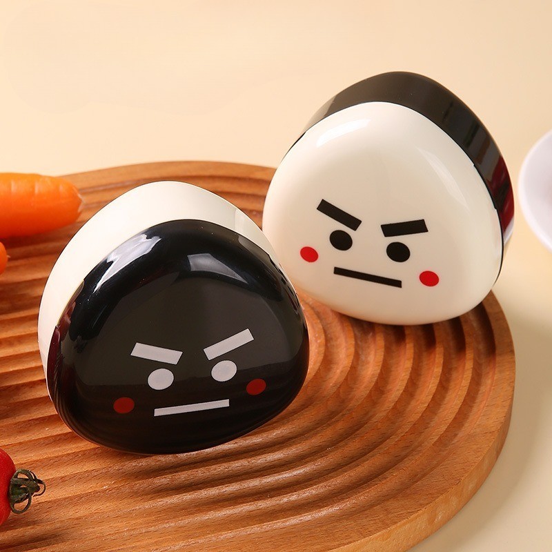 Cute Onigiri Rice Ball Box Japanese Triangle Sushi Norio Lunch Case ...