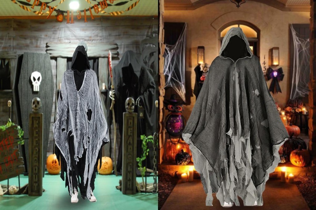 Banjarin Scary Costume Horror-themed Cloak Southeast Asian Halloween ...