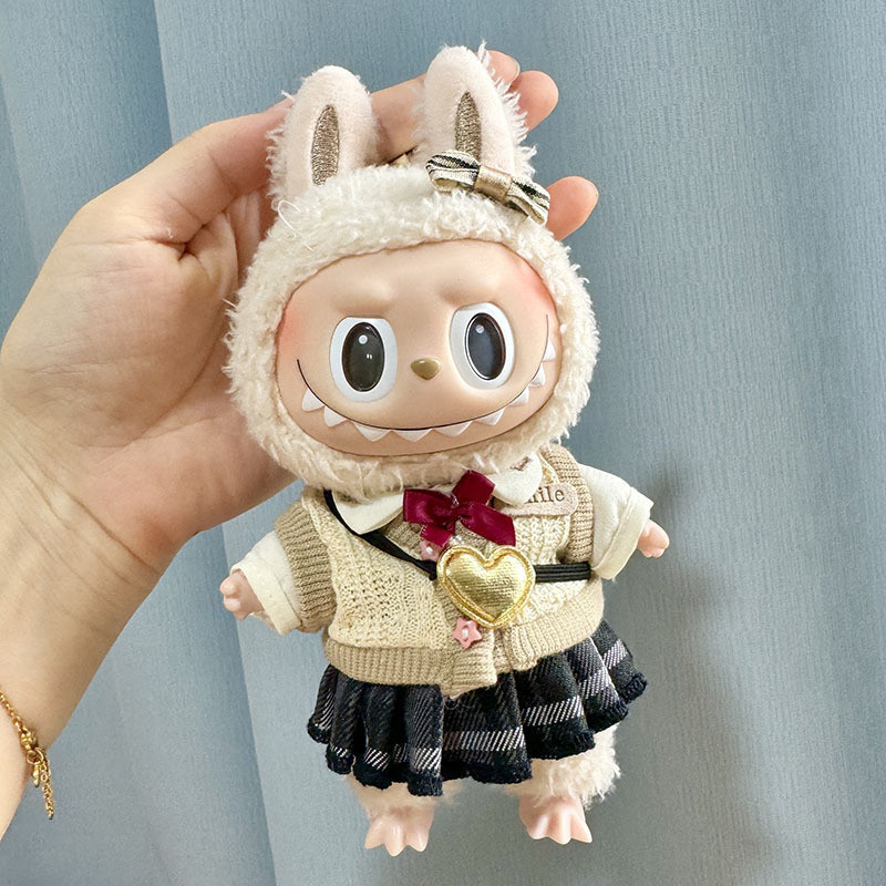 【Only clothes】17cm Labubu JK Labubu JK Skirt Suit | Shopee Malaysia