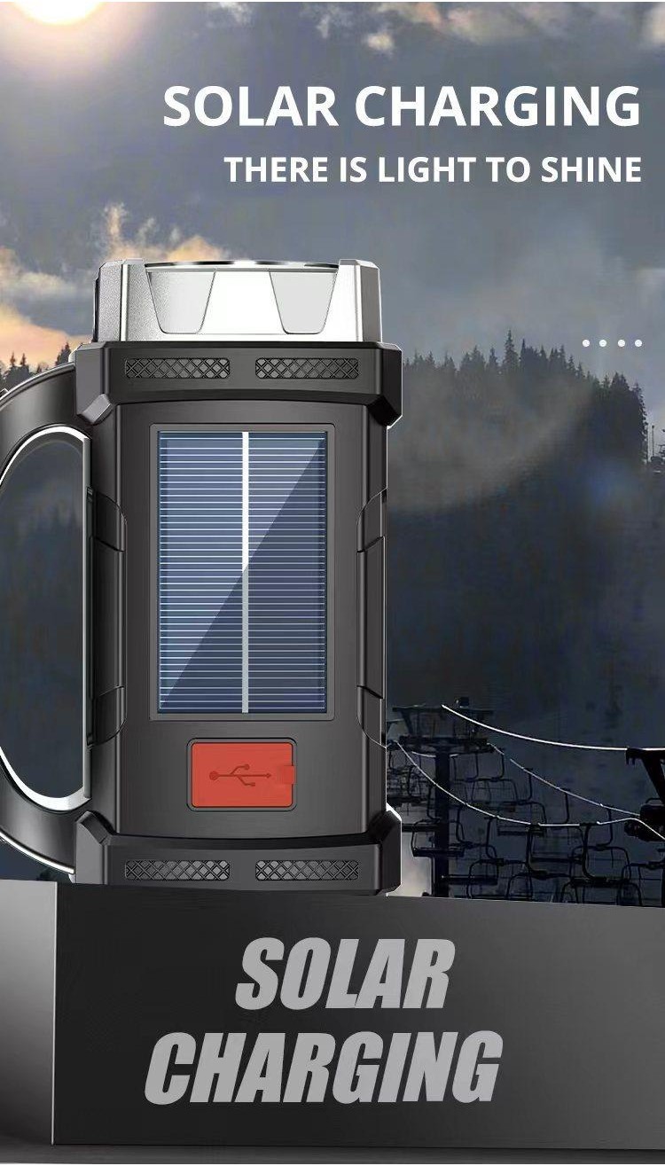 Outdoor Multifunctional Portable Searchlight Portable COB Dual Light ...