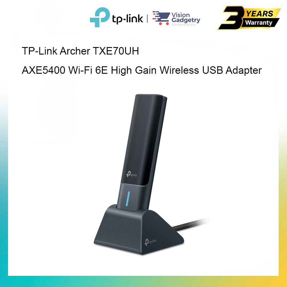 TP-Link Archer TXE70UH AXE5400 Wi-Fi 6E High Gain Wireless USB Adapter | Shopee Malaysia