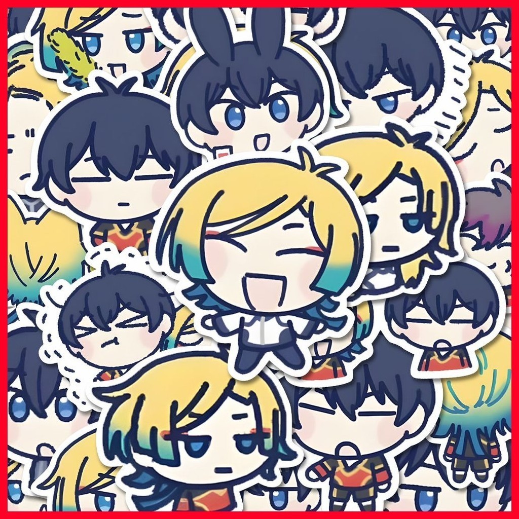 [MC] Sticker Blue Lock (50 Sheets) Isagi Yoichi Blue Prison Q Version Caesar Caesar Small ...
