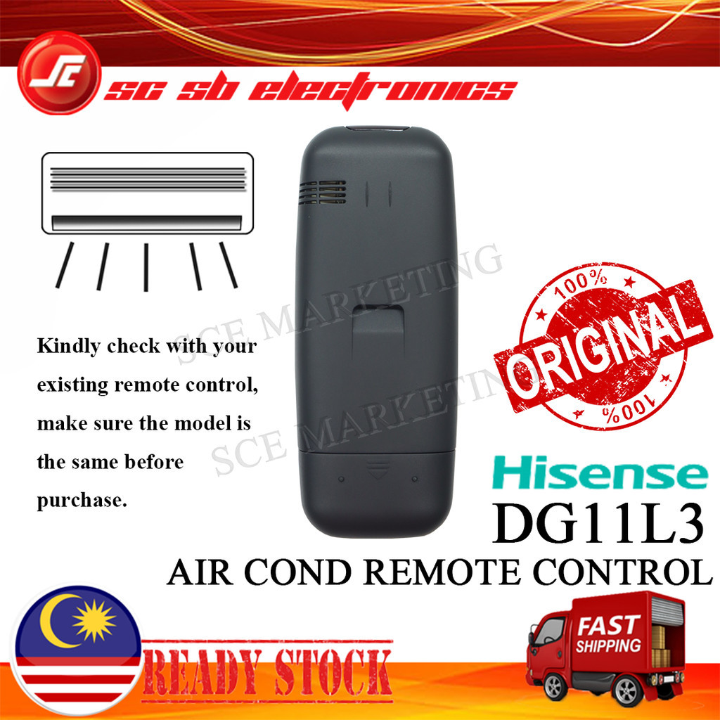ORIGINAL HISENSE AIRCOND REMOTE REPLACEMENT FOR HISENSE AIR COND ...