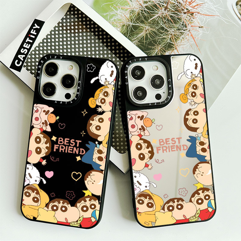 Crayon Shin-chan BEST FRIEND Mirror Casing For IPhone 16 Pro Max Case ...
