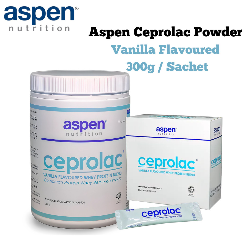 Ceprolac Powder Whey Protein Blend Vanilla Flavoured HALAL 300g ...