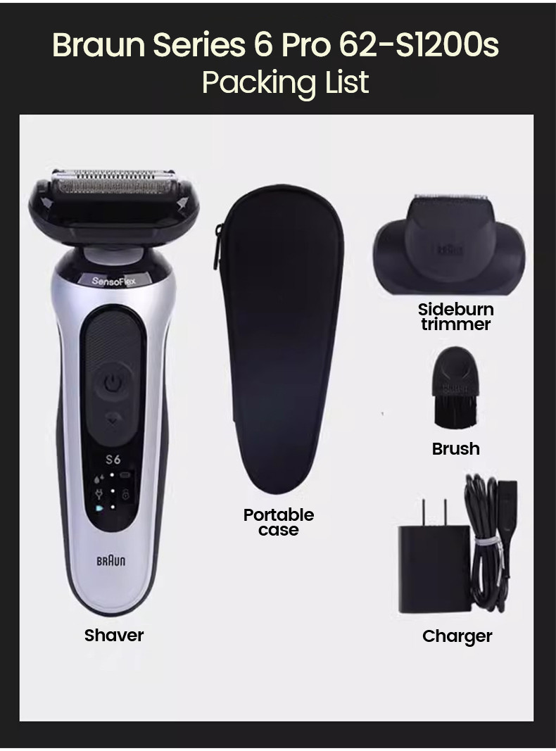 Braun Series 6 Pro Electric Shaver 62-S1200s | Shopee Malaysia