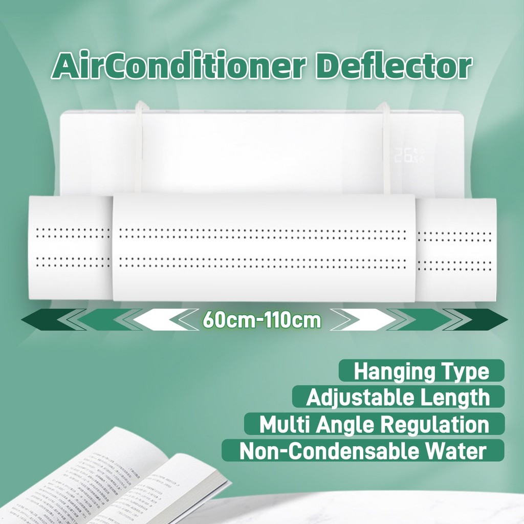 Adjustable Air Conditioner Windshield Hanging Type Aircon Deflector ...
