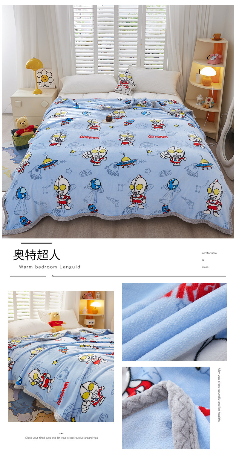 selimut gebu Cartoon Disney Frozen Blanket Soft Fluffy Velvet Summer ...