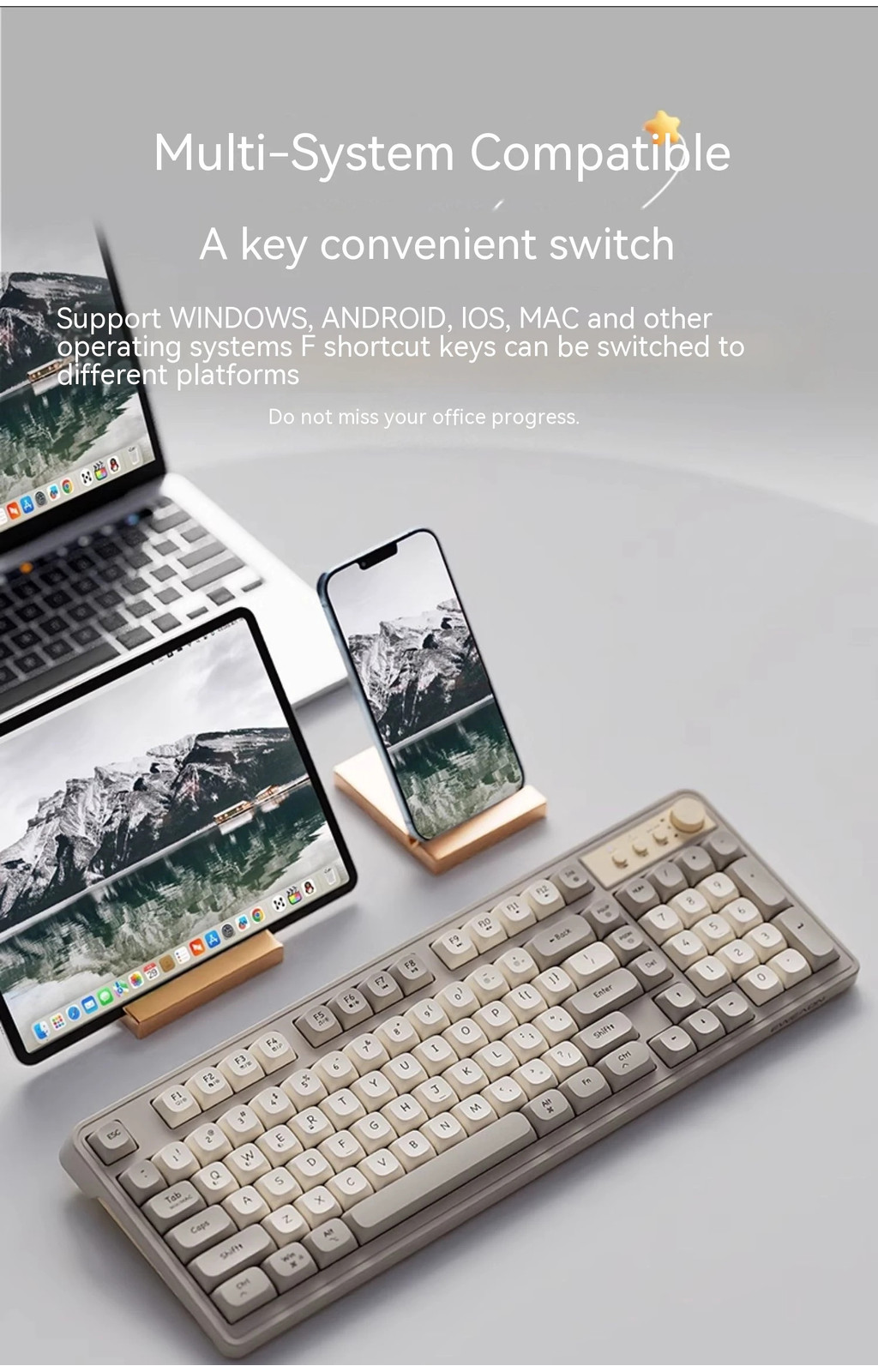 EWEADN V1 V98 V98PRO Wireless Keyboard And Mouse Set 98keys ...