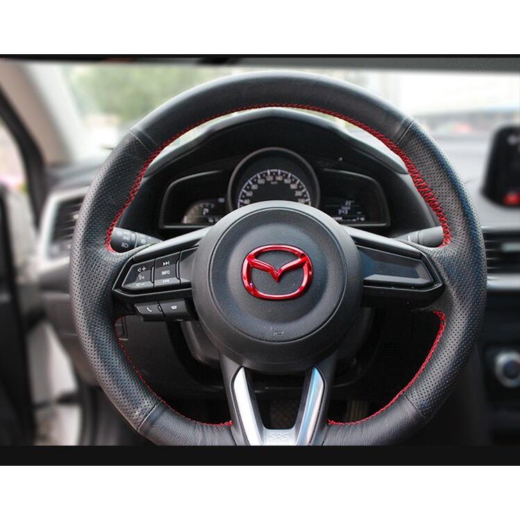 Mazda Steering Wheel Logo Modified Car Logo Steering Wheel Decorative ...