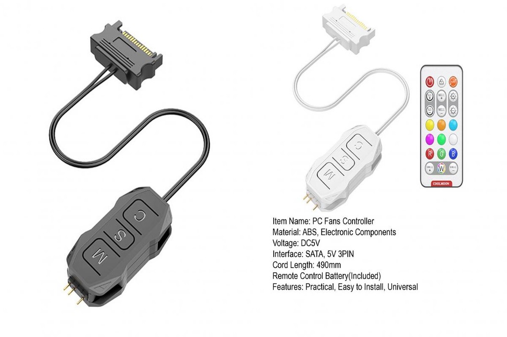 costless Light Strip Fans 5v 3-pin Argb Sync Interface Universal Argb ...