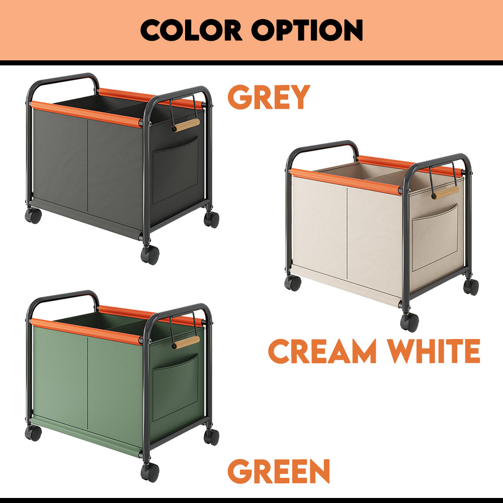 [1PC] Encora Toys Storage Cart Large Capacity Trolley Movable Trolley ...