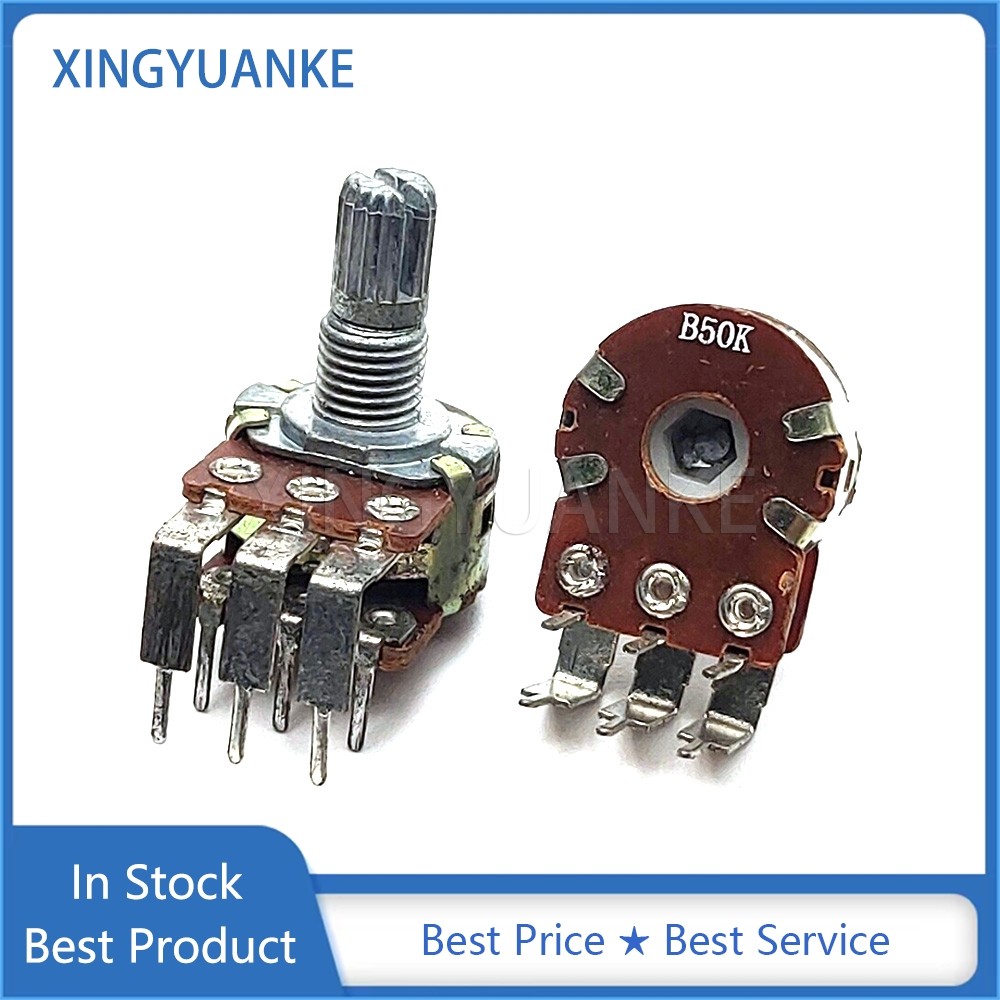 2Pcs/lot WH148 Type Double B503 B50K Audio Amplifier Volume ...