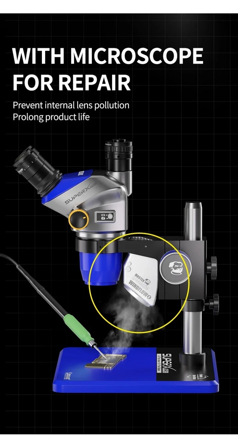MECHANIC WindFlow X Exhaust Fan with Light Powerful Smoke Exhaust Tool ...