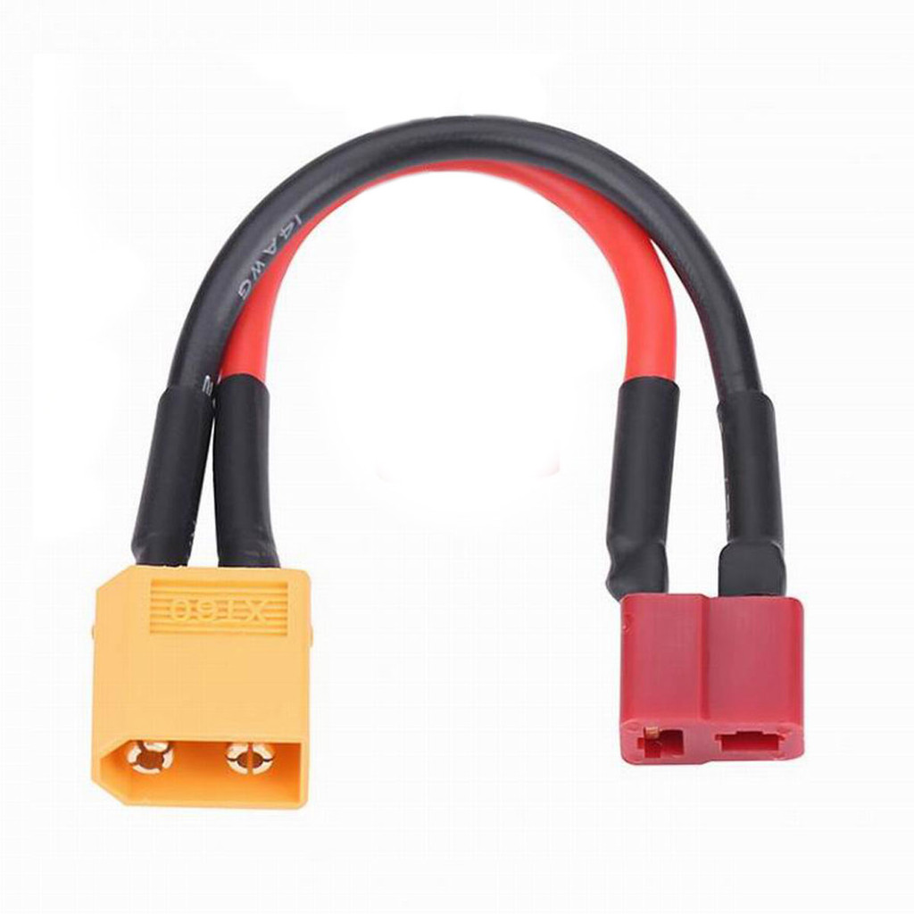 XT60 To Deans T Plug Male Female Adapter Connector Cable 10cm for Lipo ...