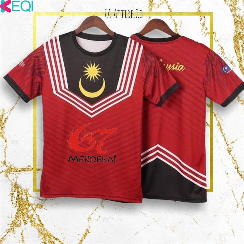 KQ 【Merdeka 67】 Tahun 2024 Sublimation Tshirt | Baju Merdeka 2024 ...
