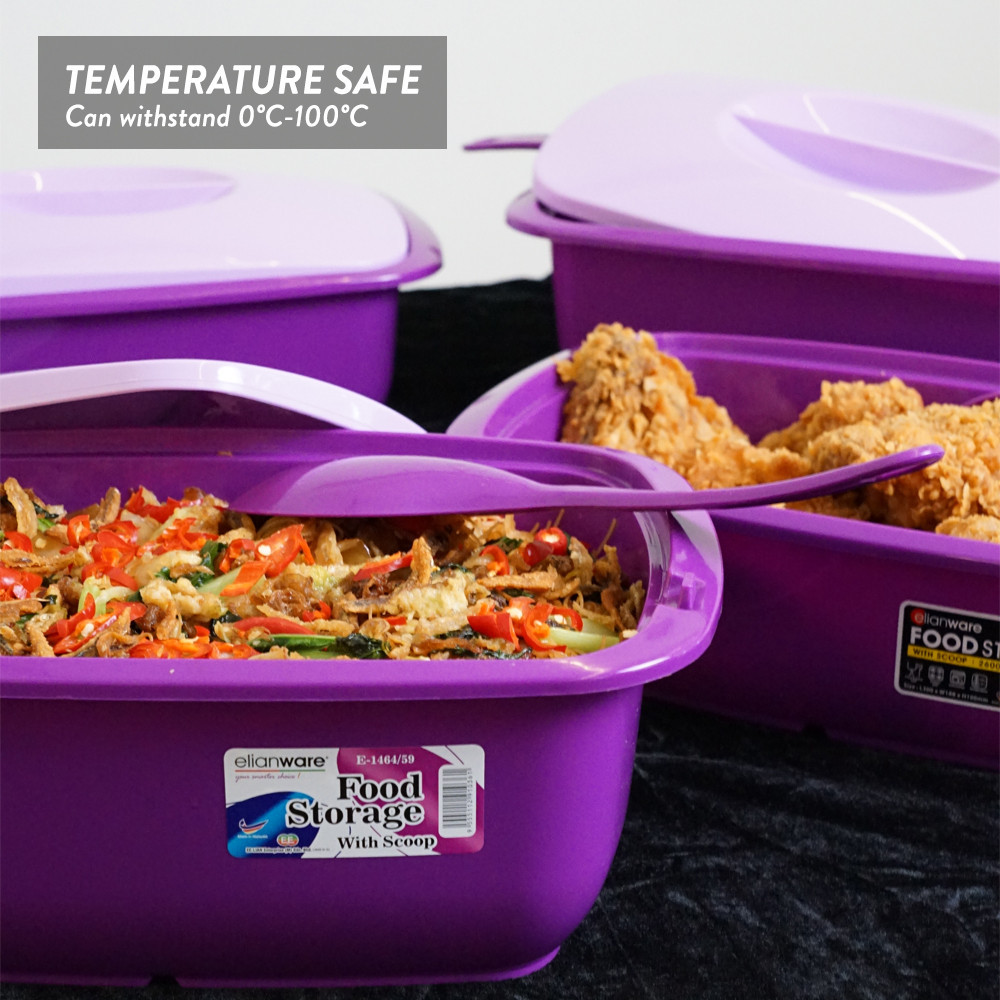 Elianware 2.6Ltr & 3.4Ltr Bekas Makanan Party Buffet Tray Set Bekas ...