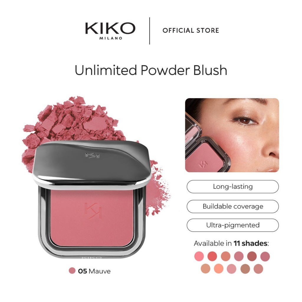 KIKO Milano Unlimited Powder Blush | Shopee Malaysia