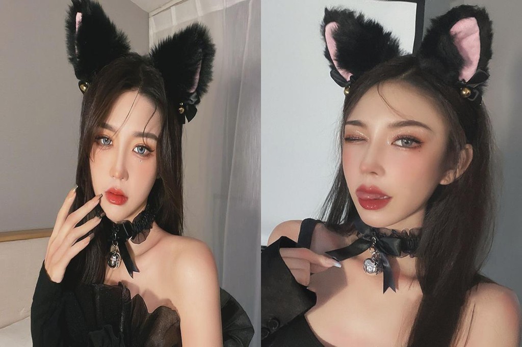 LK Cat Costume Accessories Set Fluffy Cat Costume Accessories Adorable ...