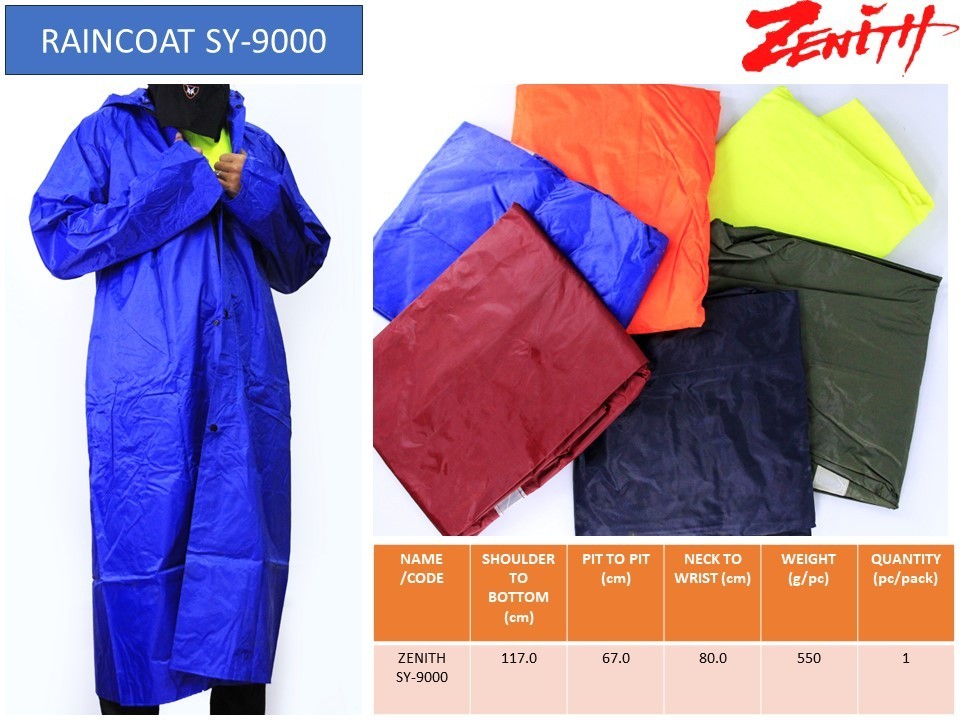 ZENITH FISHING RAINCOAT SY-9000 Baju Hujan Memancing Waterproof Fishing ...