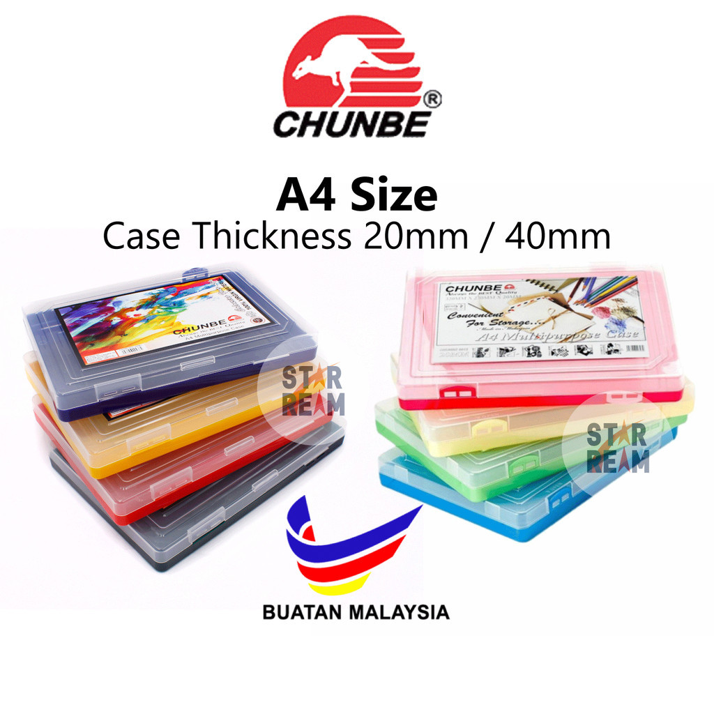 Smart Carry A4 Document Case (Without Handle) Multipurpose Use Chunbe 20mm 40mm | Shopee Malaysia
