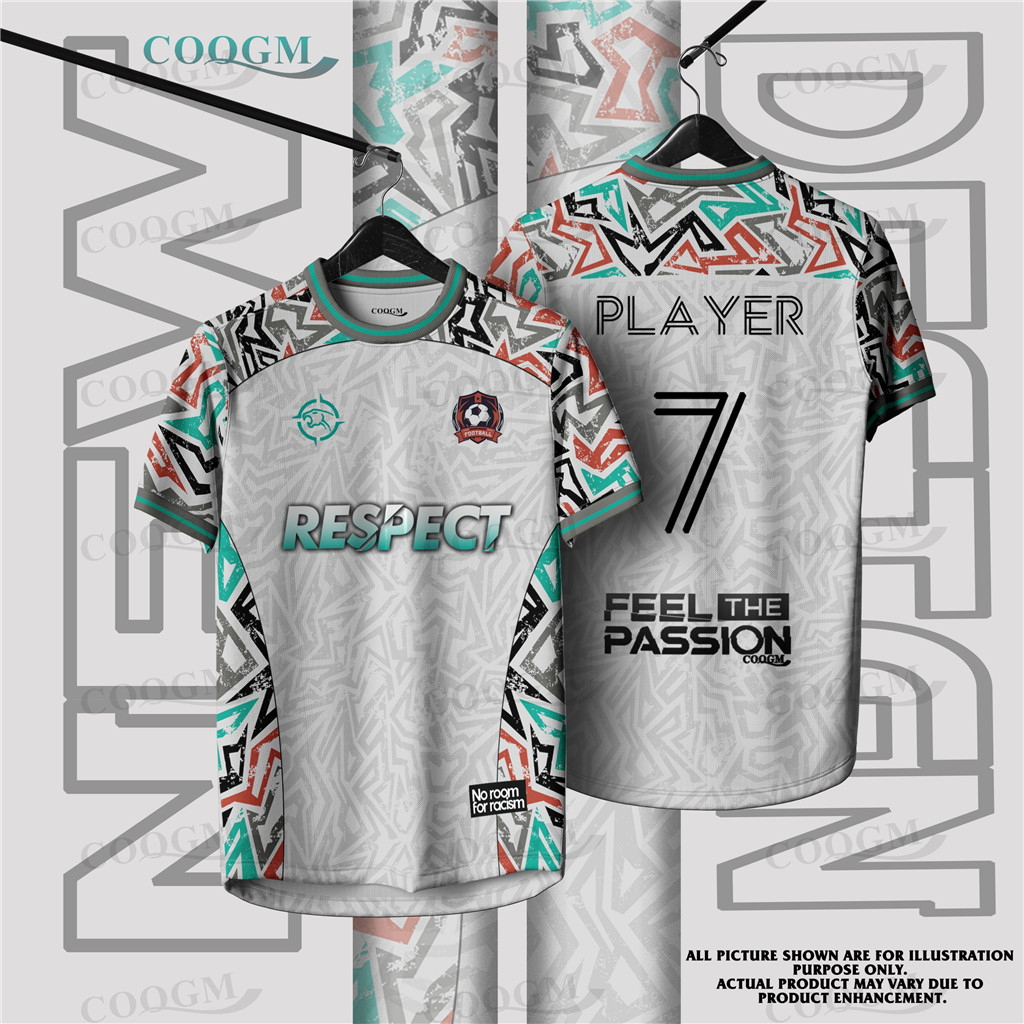 COQGM Original Design - Futsal Football baju jersey custom name baju ...
