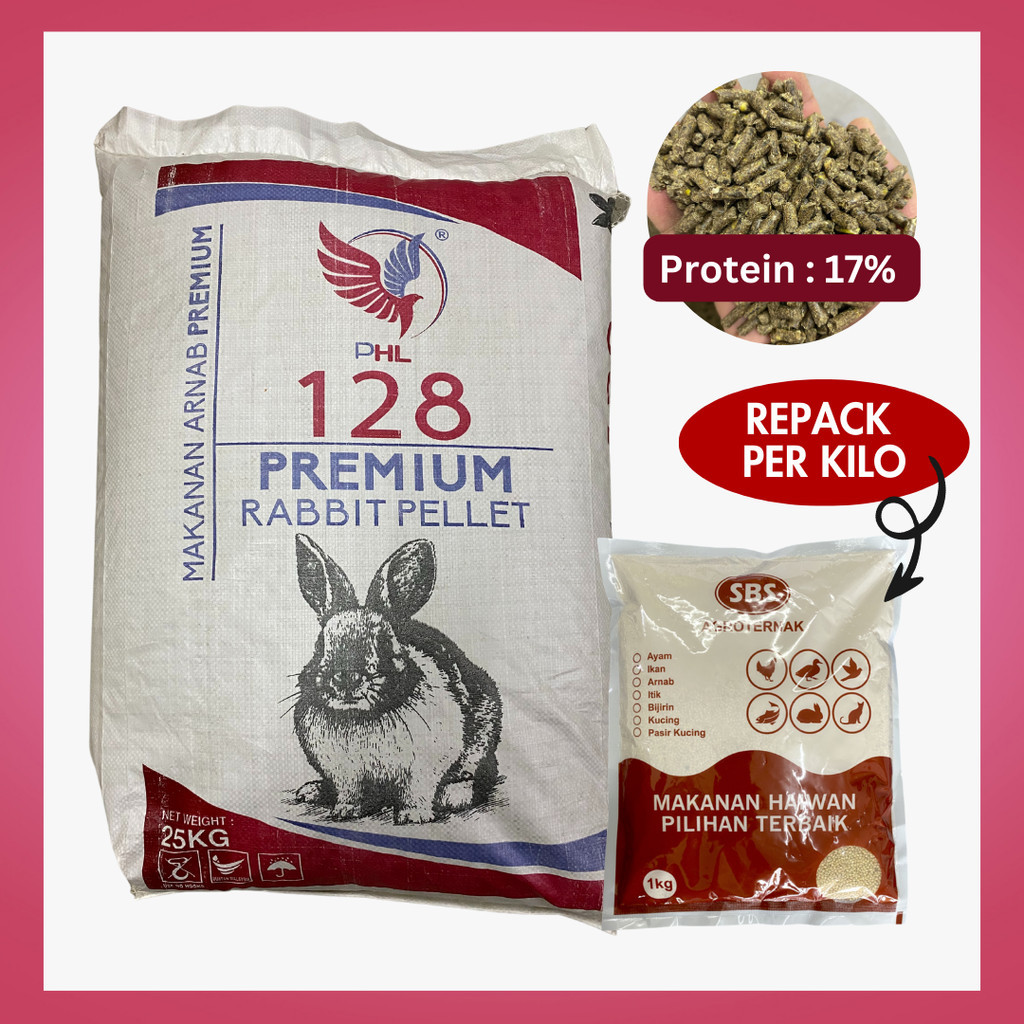 [5KG] [128] [REPACK] Makanan Arnab | Premium PHL /Rabbit Pallet/Rabbit ...