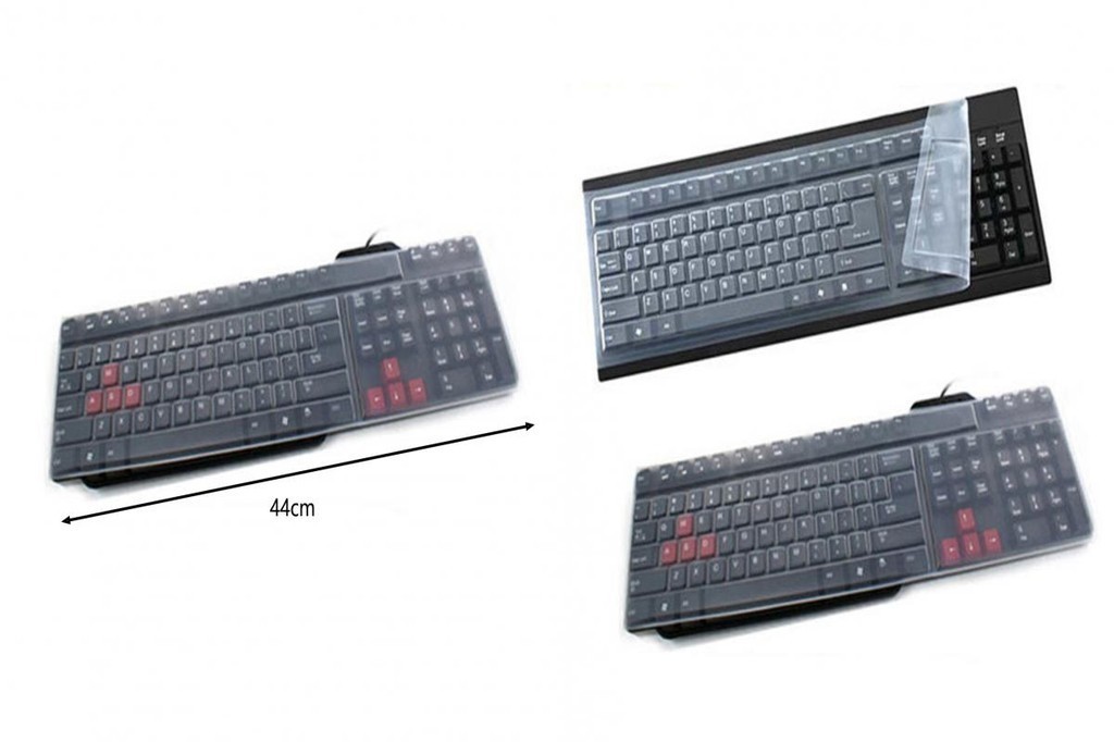 GRE- 1Sheet PVC Keyboard Cover for Office Keyboard Membrane Protector ...